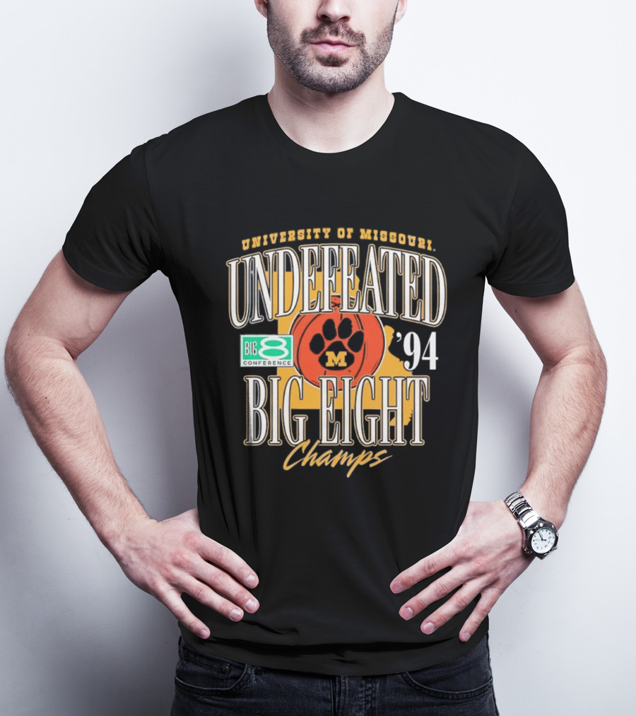 University Of Missouri Big Eight Undefeated Champions 1994 T-Shirt