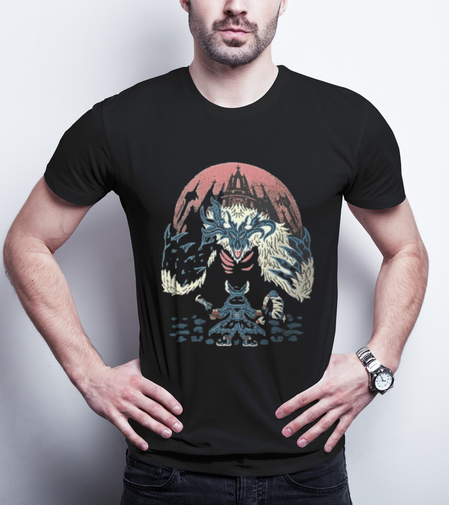 Vicar Amelia Hunter Confronts Beast At Gothic Cathedral T-Shirt