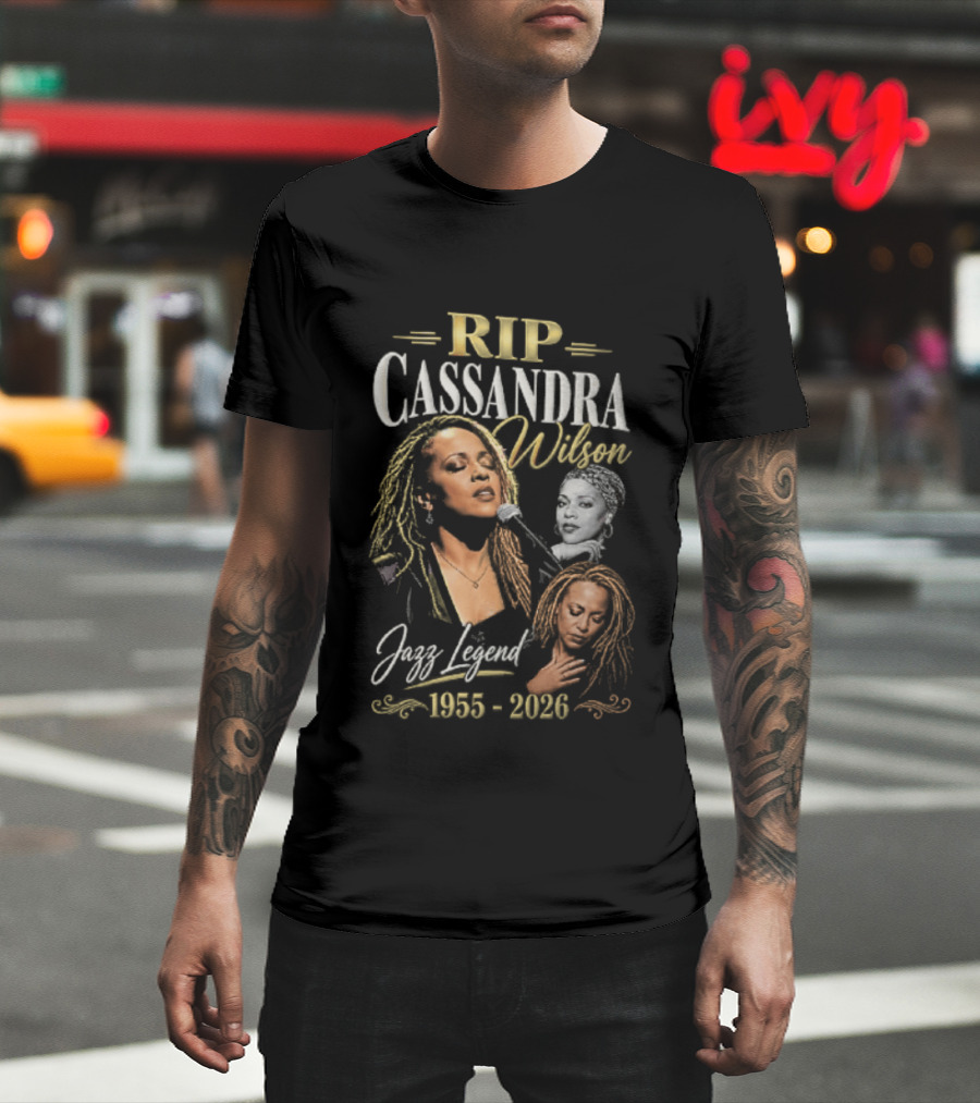 RIP Cassandra Wilson Jazz Legend 1955 2026 T-Shirt