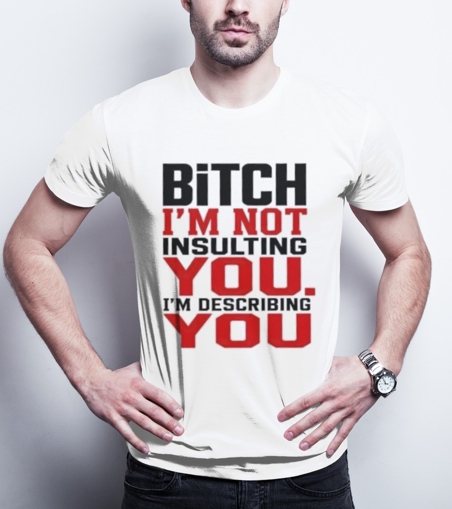 Bitch I'm Not Insulting You I'm Describing You T-Shirt