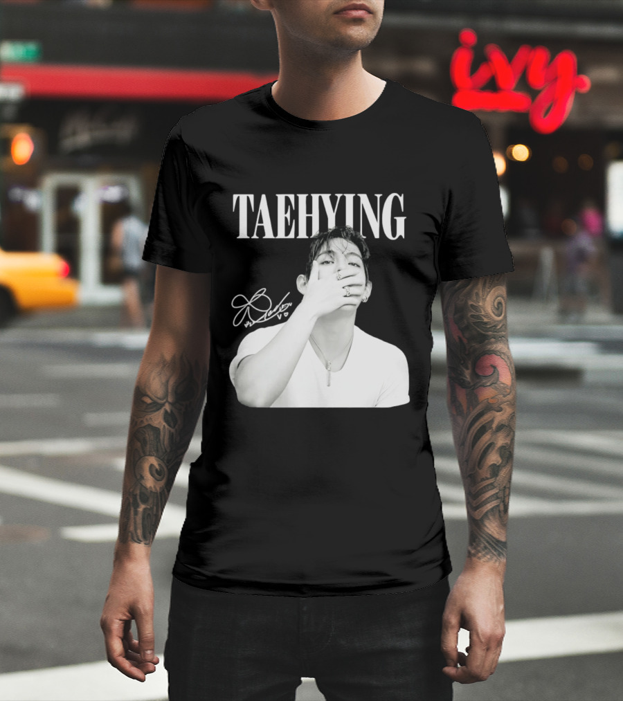 TAEHYUNG BTS V K Pop Fashion Style Signature T-Shirt