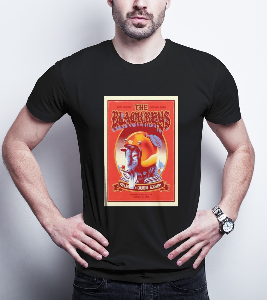The Black Keys Palladium In Cologne Germany Concert September 6 2026 Akron OH T-Shirt
