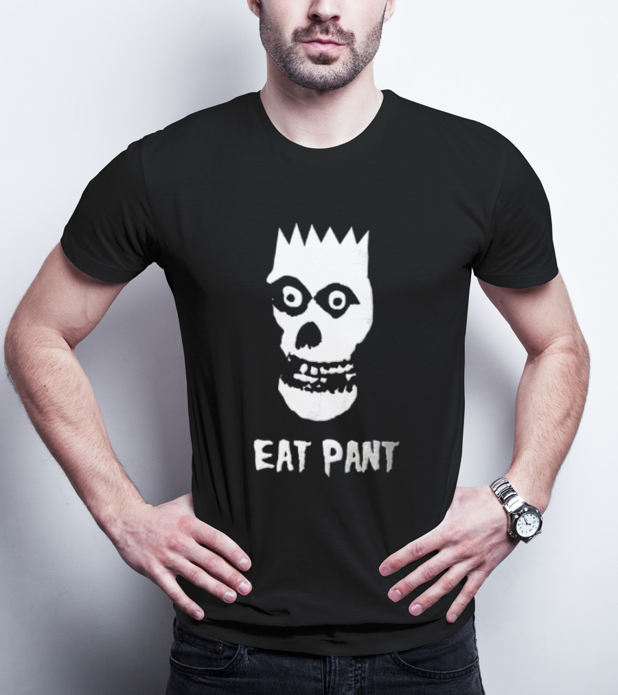 Misfits The Ghost Mashup EAT PANT Skull Head T-Shirt