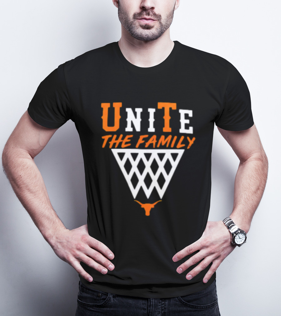 Unite The Family Mohamed Bamba Texas Longhorns Basketball Motif T-Shirt