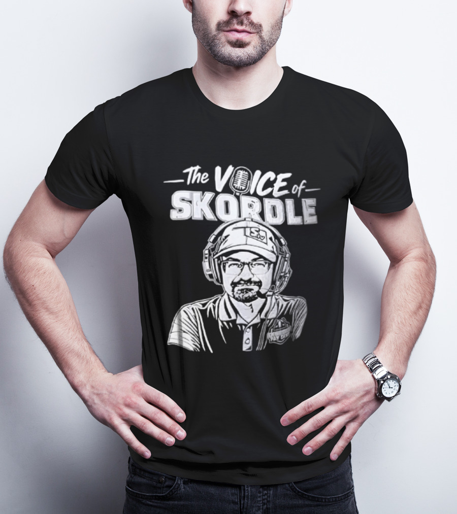 The Voice Of Skordle Podcast Broadcaster Sports Commentator T-Shirt