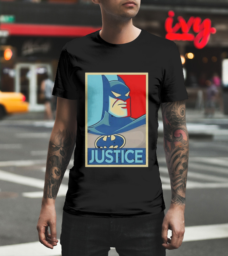 Justice Distressed Batman DC Comics T-Shirt