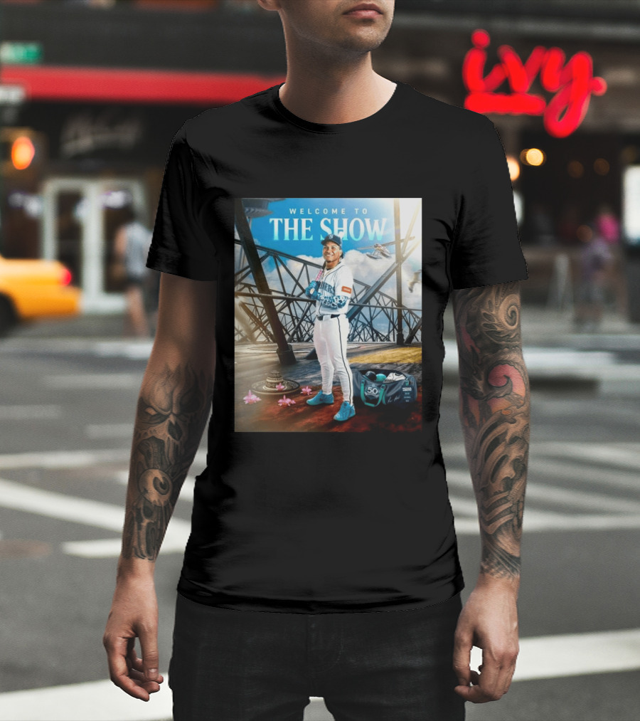 Welcome To The Show Michael Arroyo Mariners 50th Anniversary Baseball T-Shirt