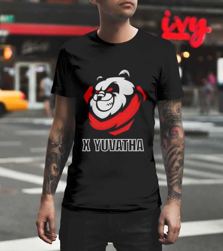 X Yuvatha Panda Gaming Esports T-Shirt