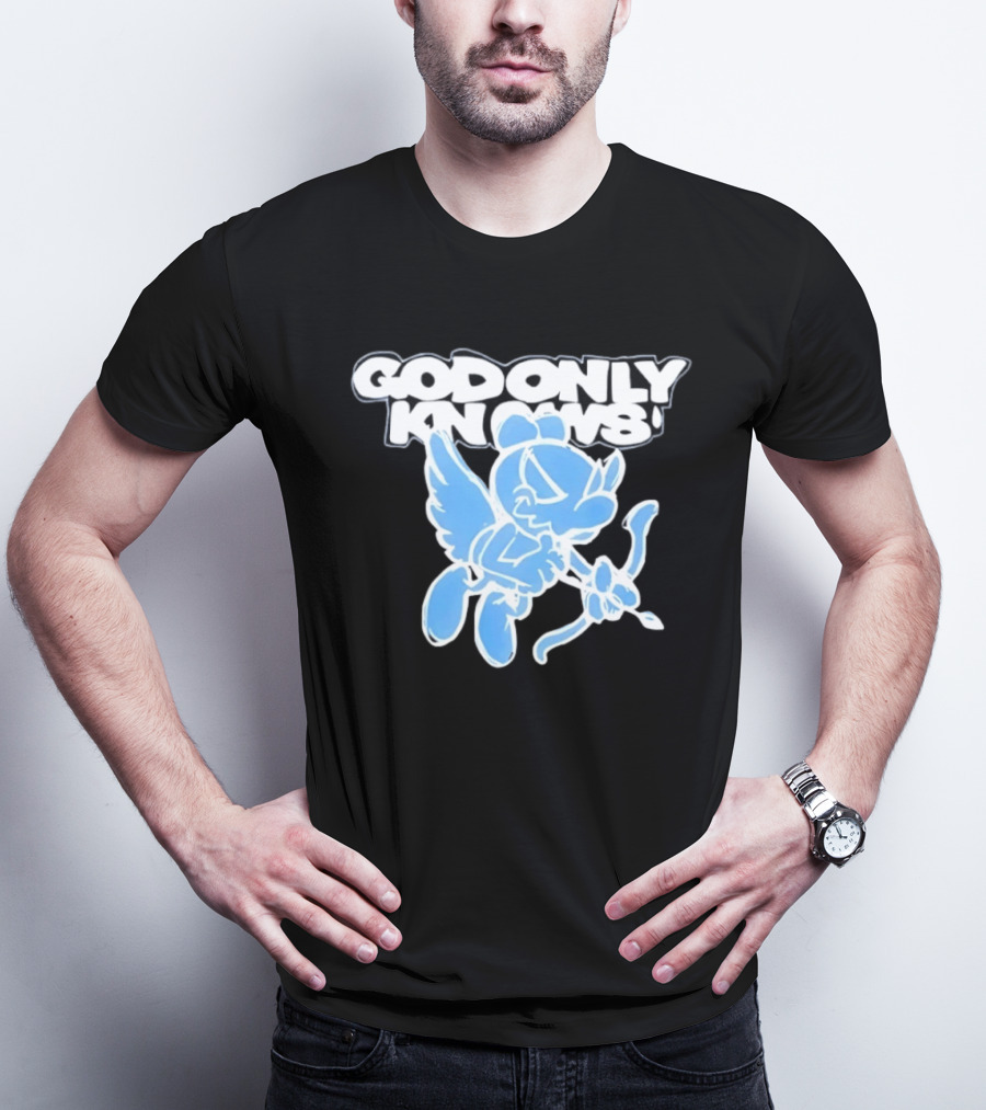 God Only Knows Blue Cupid Angel Streetwear T-Shirt