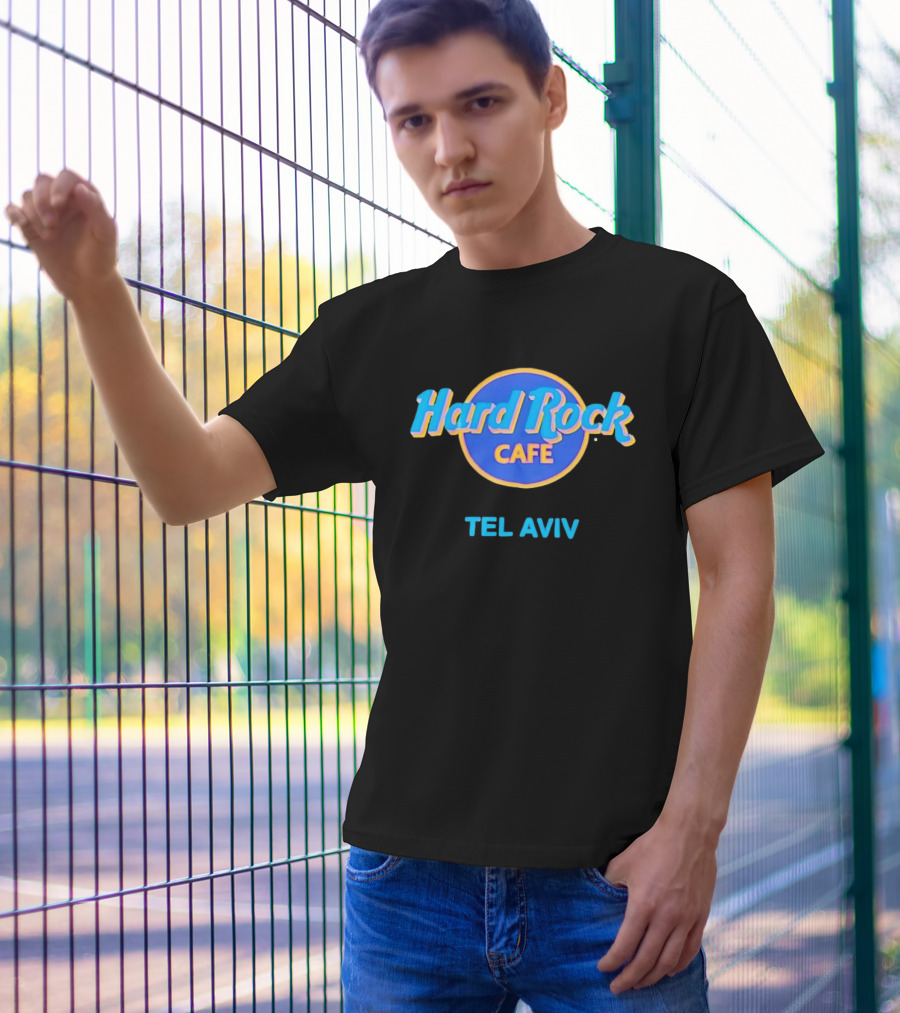 Hard Rock Cafe Tel Aviv Blue Circle T-Shirt