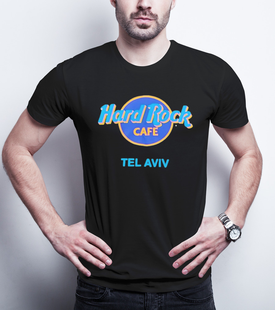 Hard Rock Cafe Tel Aviv Blue Circle T-Shirt