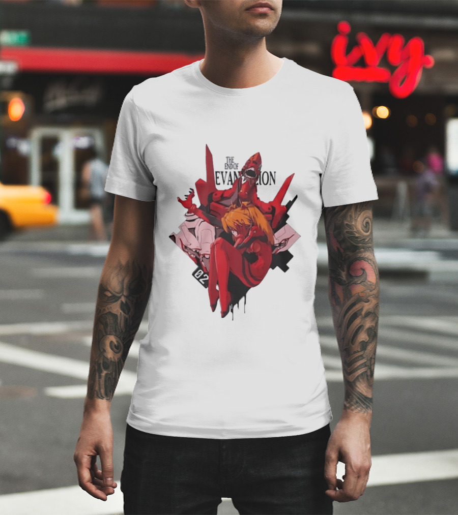 The End Of Evangelion Asuka Langley Soryu Eva Unit 02 T-Shirt
