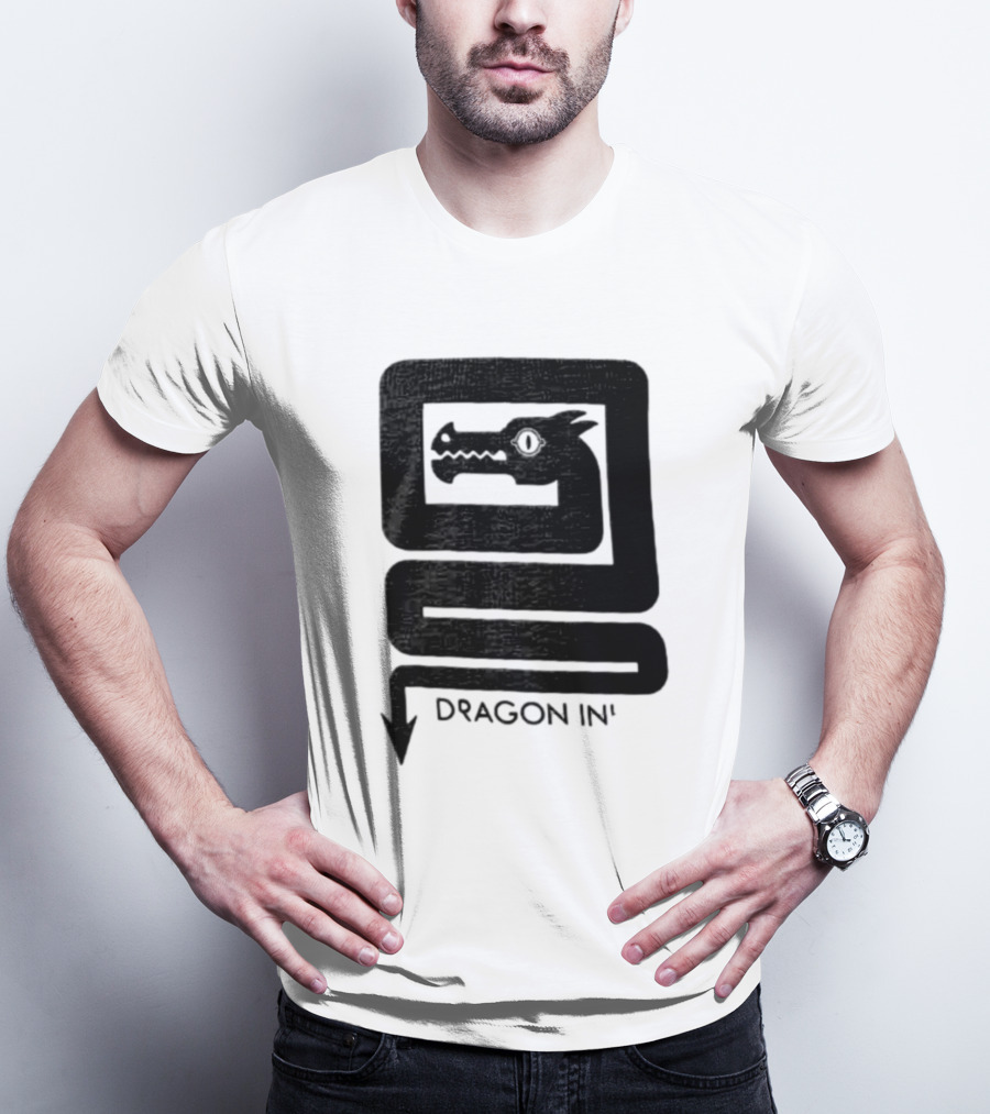 Dragon Ink Snake Head Mythical Creature T-Shirt