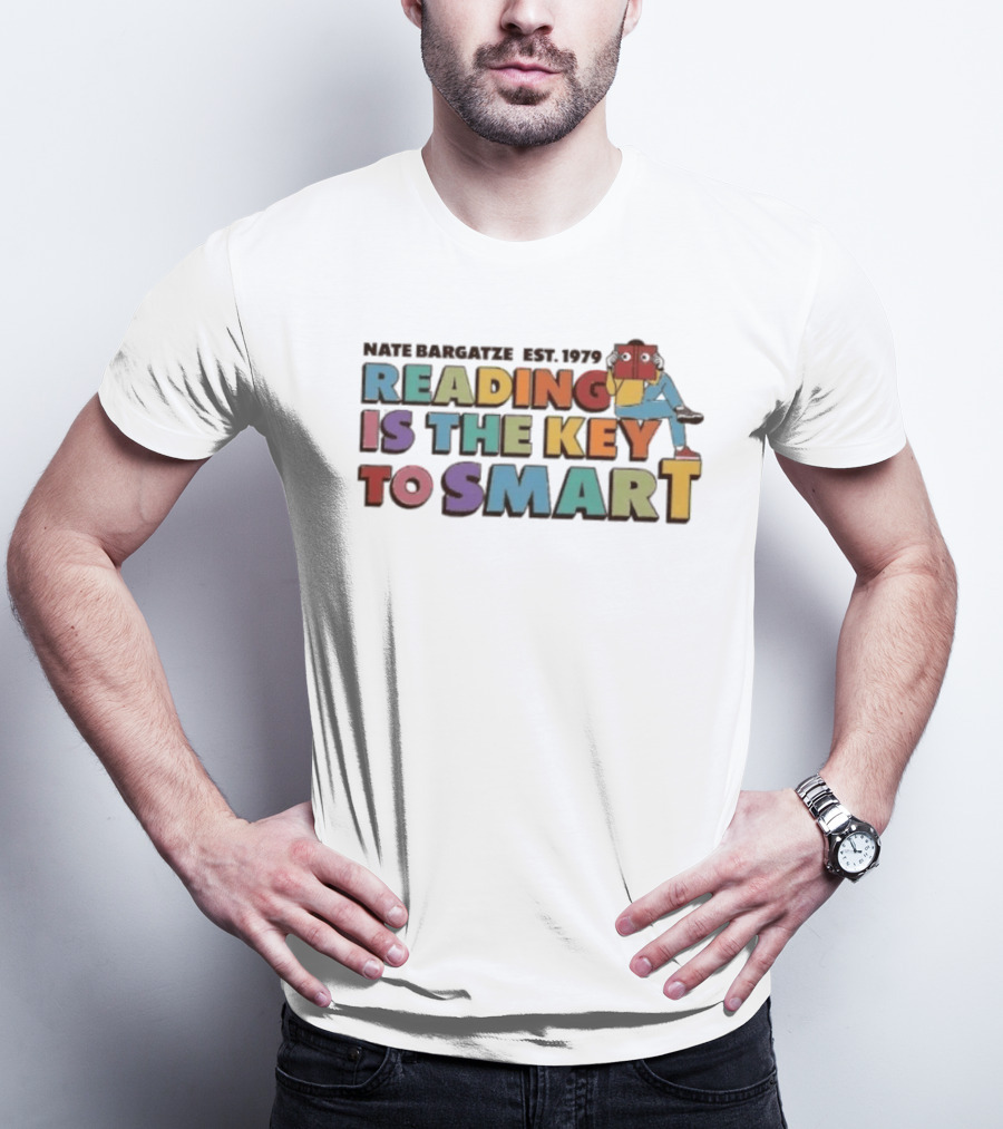 Nate Bargatze Est. 1979 Reading Is The Key To Smart T-Shirt