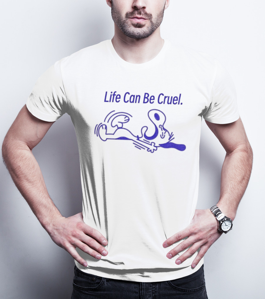 Snoopy Life Can Be Cruel Comic T-Shirt
