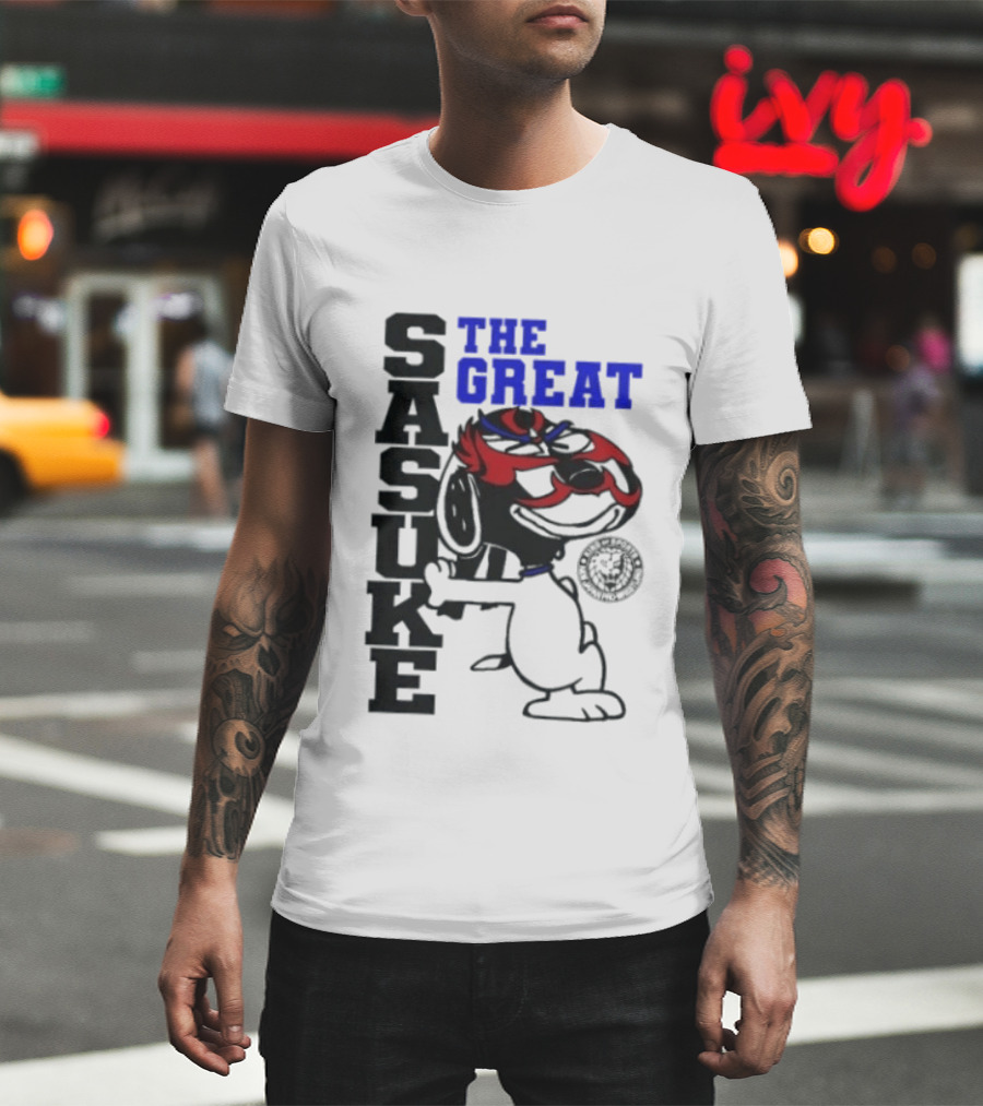 The Great Sasuke Snoopy New Japan Pro Wrestling T-Shirt