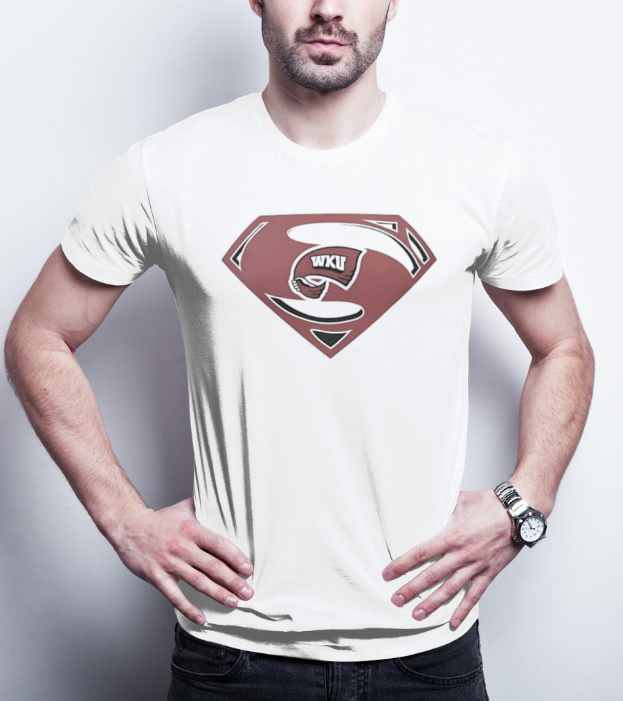 WKU Hilltoppers Western Kentucky University Superman T-Shirt