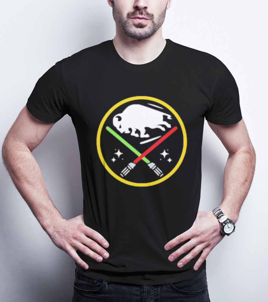 Buffalo Sabres X Star Wars May The 4th Be With You Lightsabers T-Shirt
