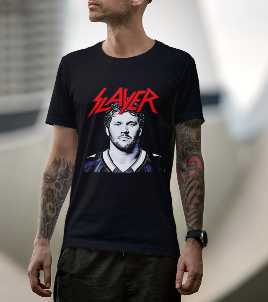Josh Allen Slayer Buffalo Bills Fan Merchandise T-Shirt