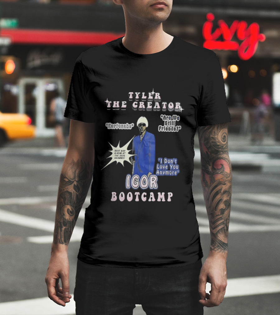 Tyler The Creator Igor Bootcamp Earfquake Are We Still Friends I Don't Love You Anymore Sunglasses Wig T-Shirt