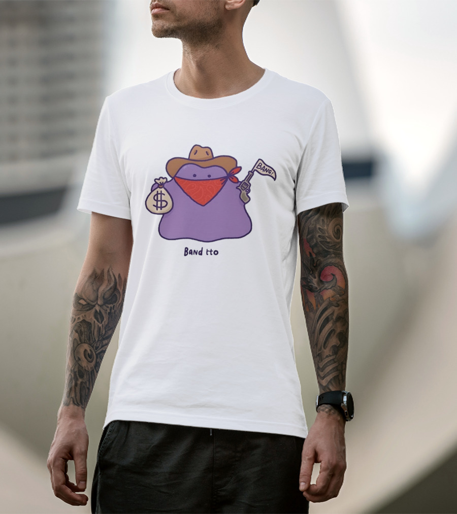 Banditto Cowboy Ditto Outlaw Pokemon Bandit Bang T-Shirt