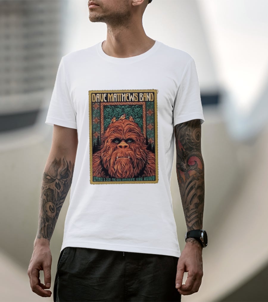 Dave Matthews Band September 5 2026 The Coca Cola Amphitheatre George WA I Go Bigfoot T-Shirt