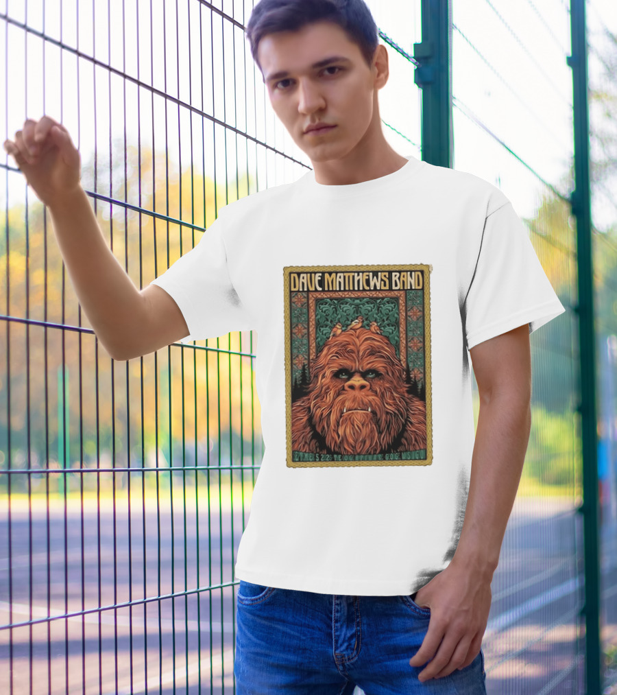Dave Matthews Band September 5 2026 The Coca Cola Amphitheatre George WA I Go Bigfoot T-Shirt