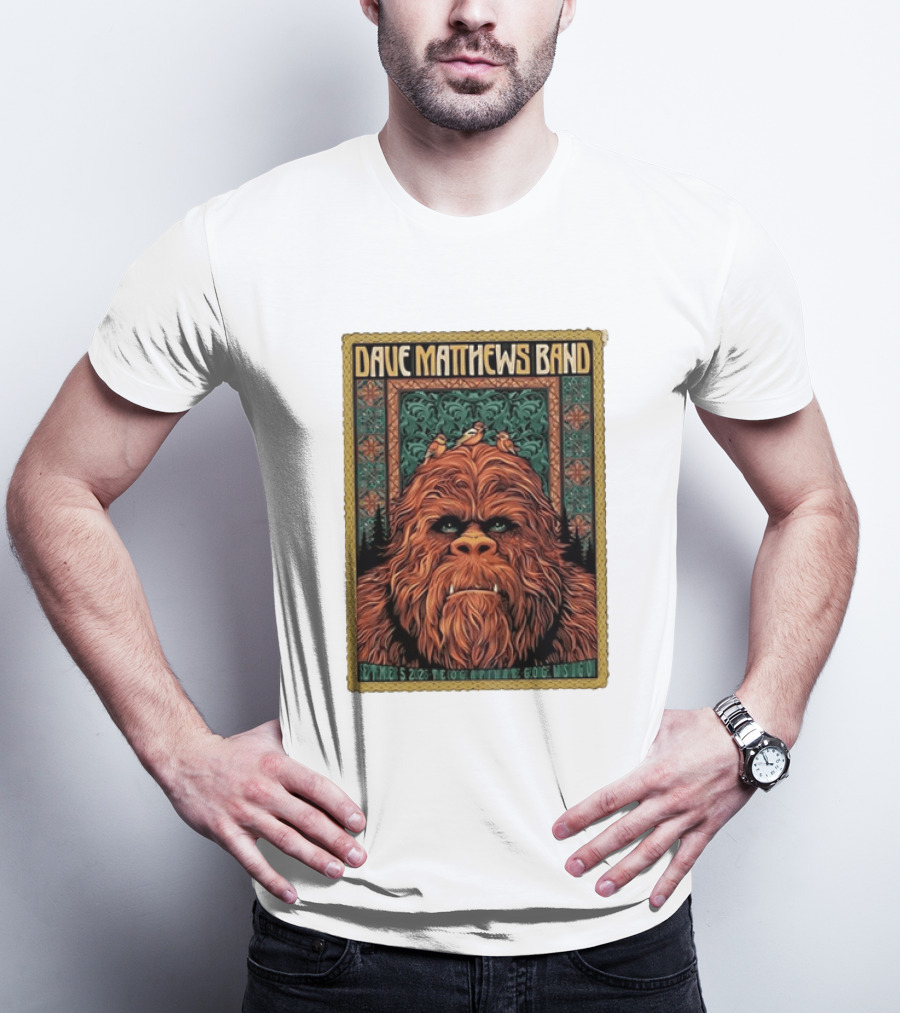 Dave Matthews Band September 5 2026 The Coca Cola Amphitheatre George WA I Go Bigfoot T-Shirt