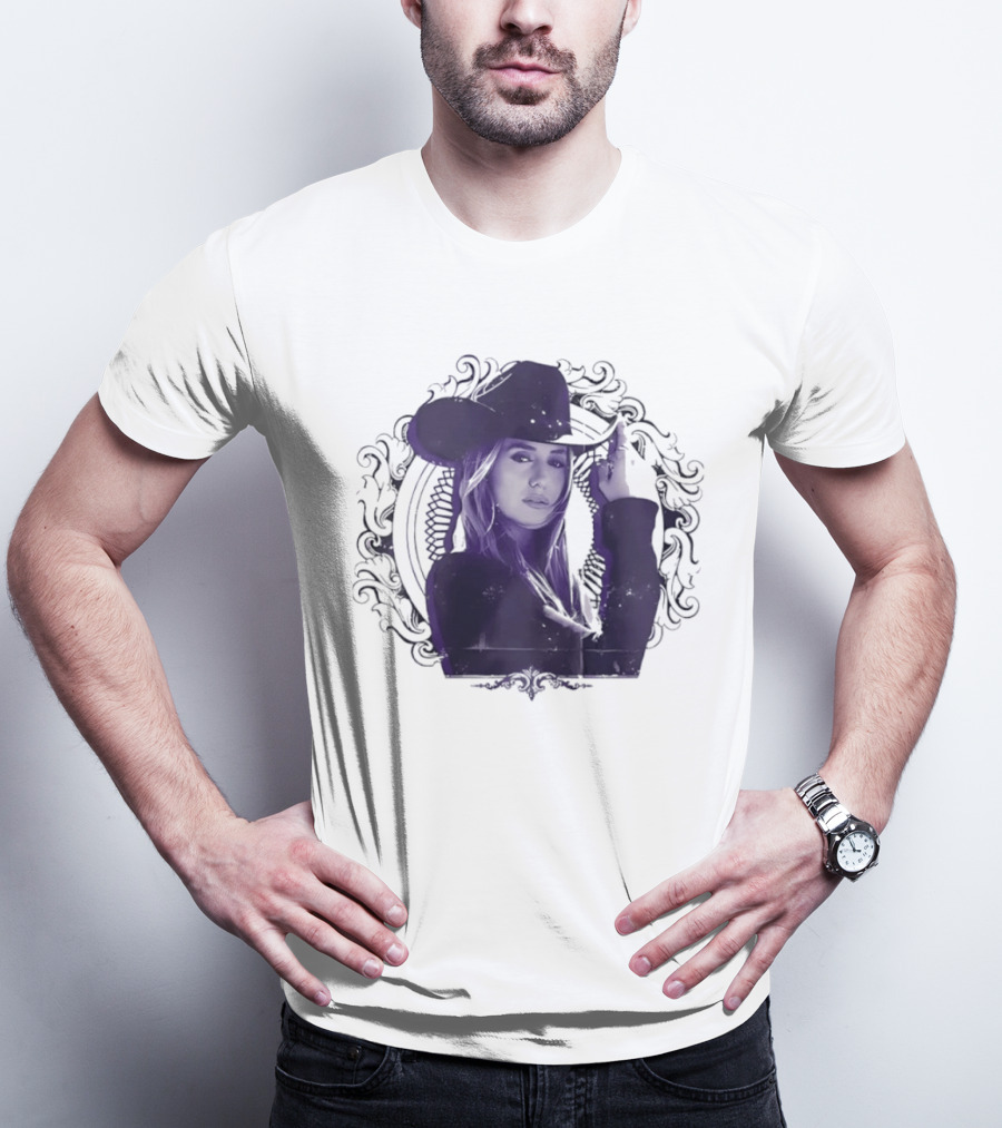 Lainey Wilson Distressed Western Style Country Music Hat T-Shirt