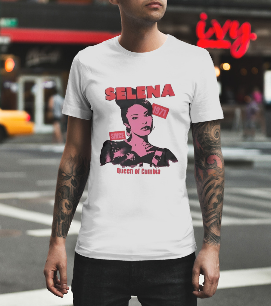 Selena 1971 Queen Of Cumbia Since Tejano Music Legend T-Shirt