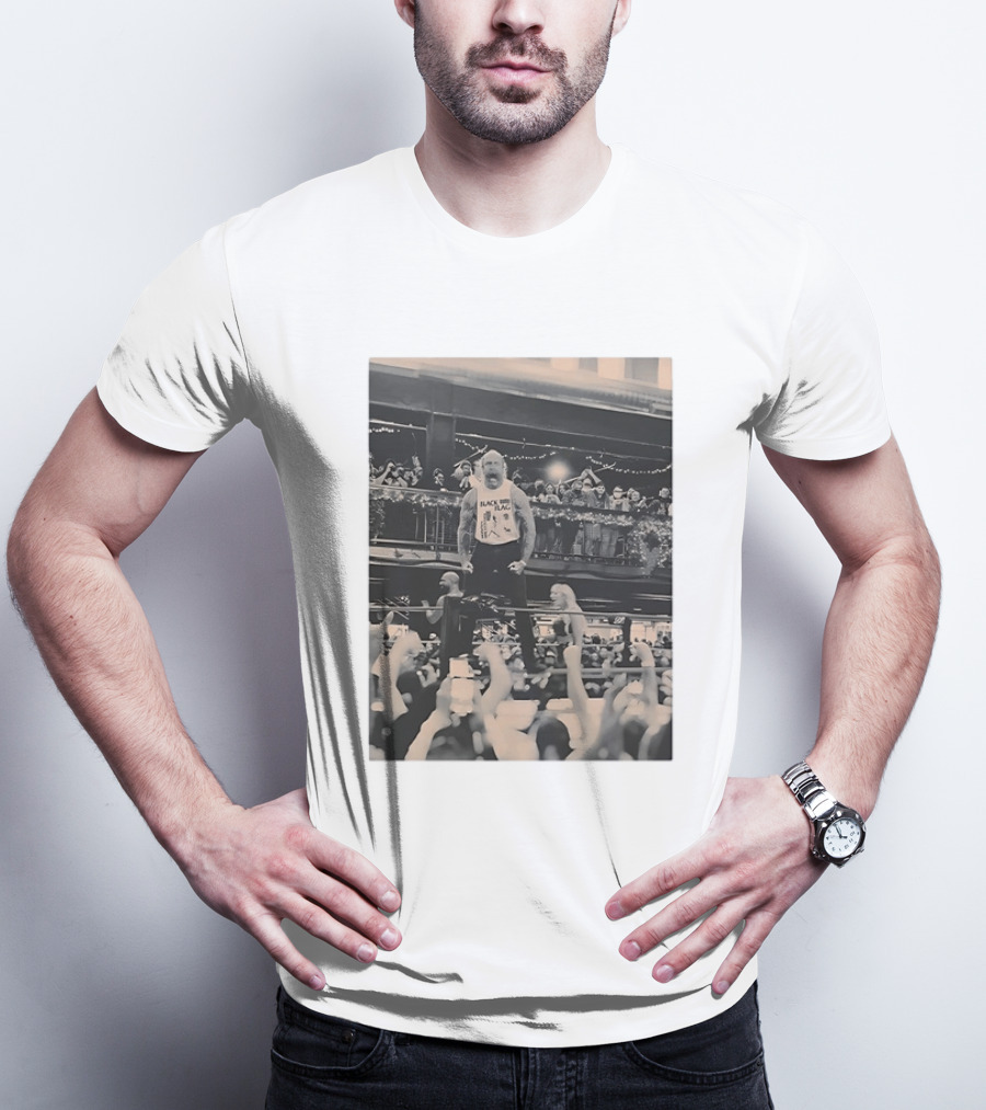The Butcher Andy Williams Black Flag At TID The Season Photo Wrestling Event T-Shirt