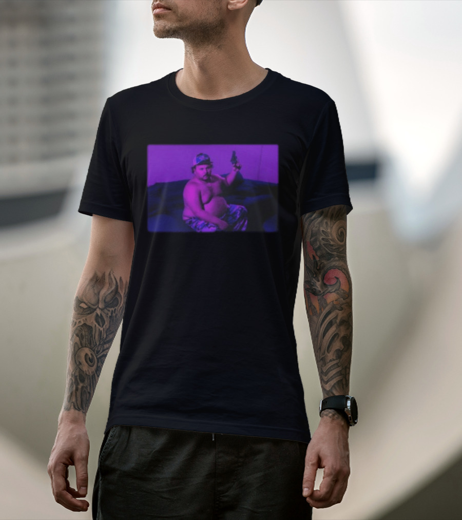 Stavvy Store Victory Or Else Humor Statement With Gun Image T-Shirt