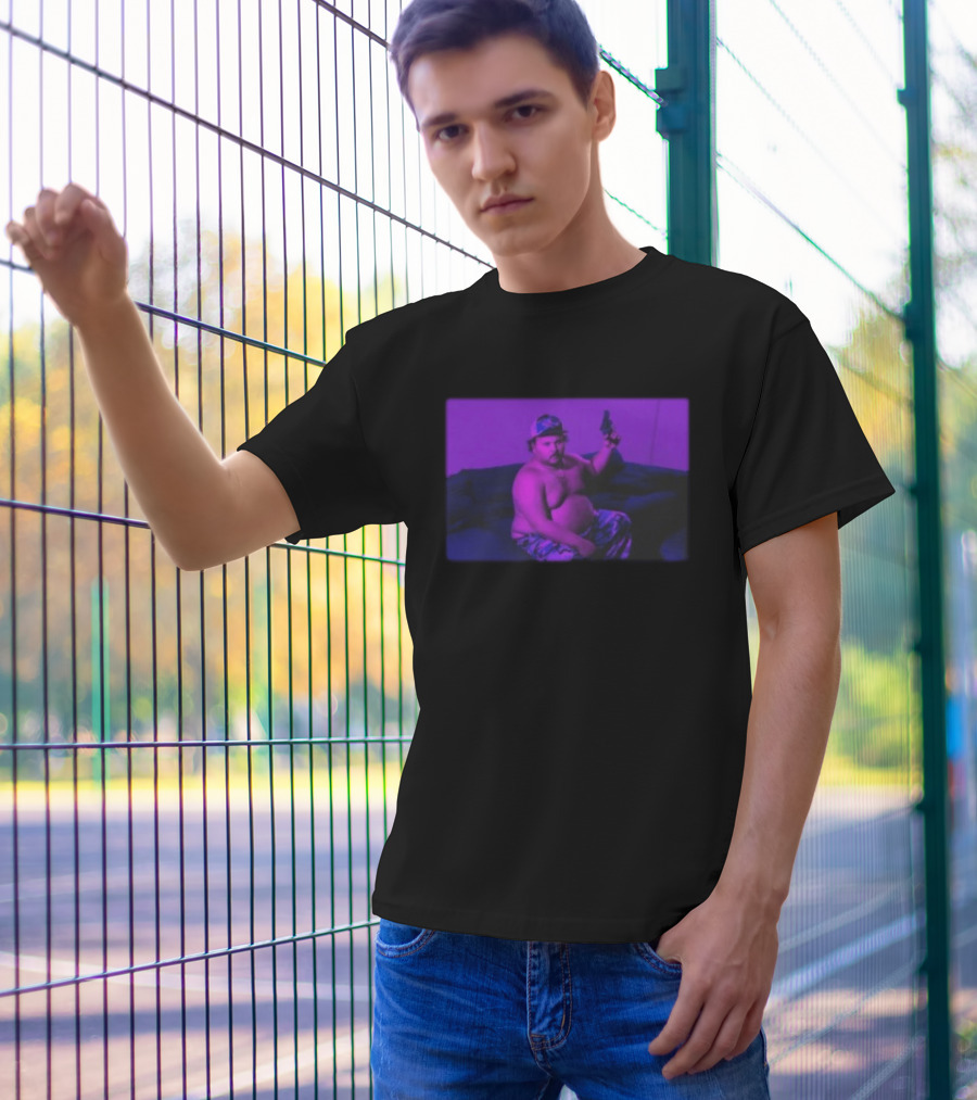 Stavvy Store Victory Or Else Humor Statement With Gun Image T-Shirt