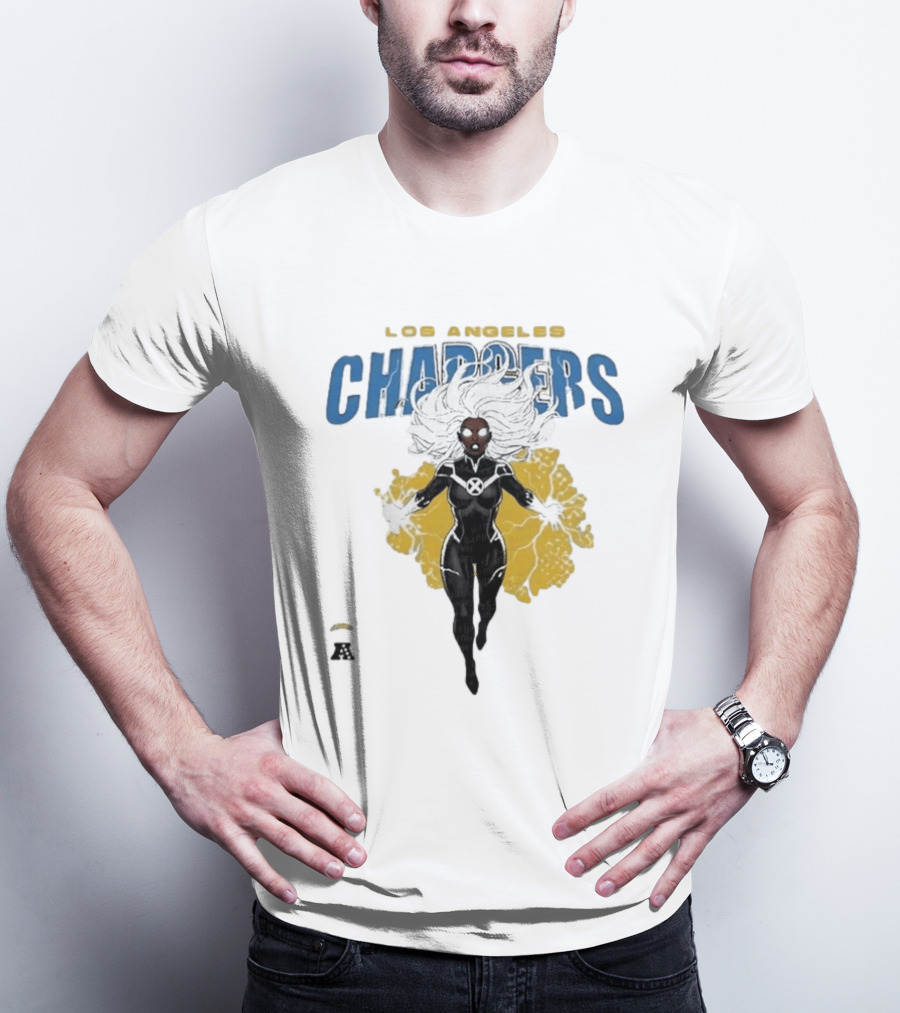 Los Angeles Chargers Storm X Men Marvel T-Shirt