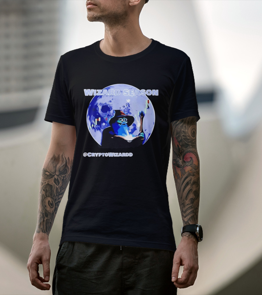 Wizard Season Crypto Trading Bitcoin Wizardry Trend @CryptoWizardd T-Shirt