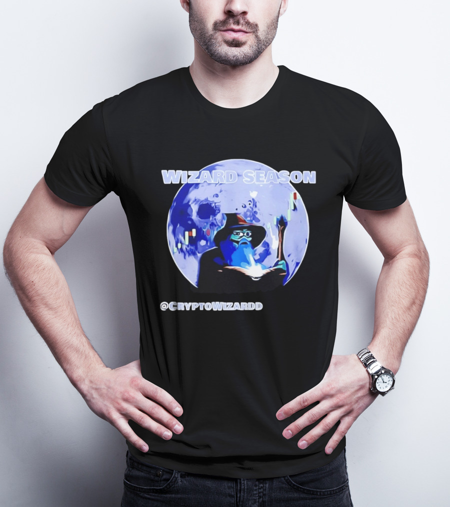 Wizard Season Crypto Trading Bitcoin Wizardry Trend @CryptoWizardd T-Shirt