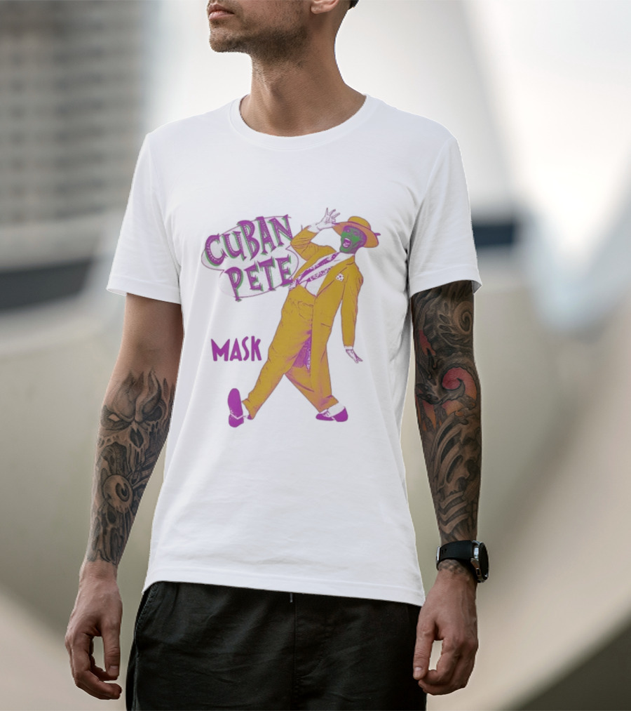 Cuban Pete The Mask Iconic Yellow Suit Dance Pose T-Shirt