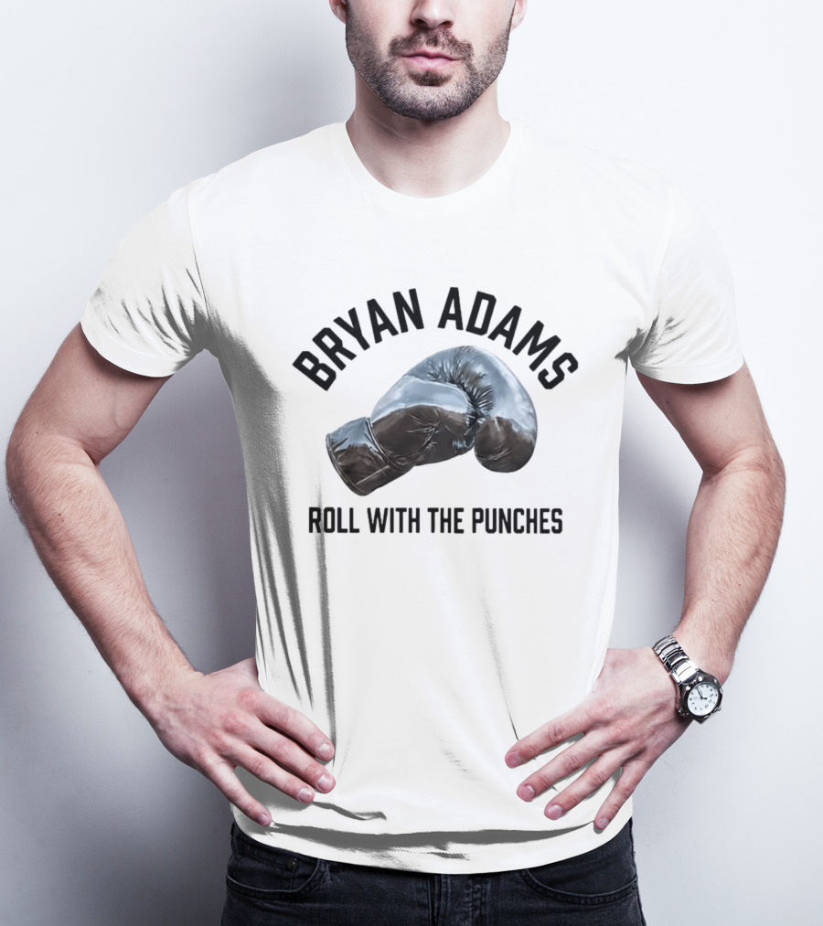 Bryan Adams Roll With The Punches Boxing Glove Music T-Shirt