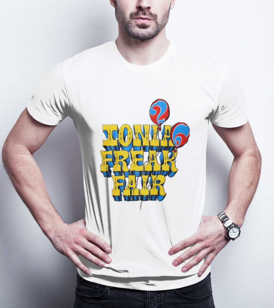 Ionia Freak Fair Colorful Balloon T-Shirt