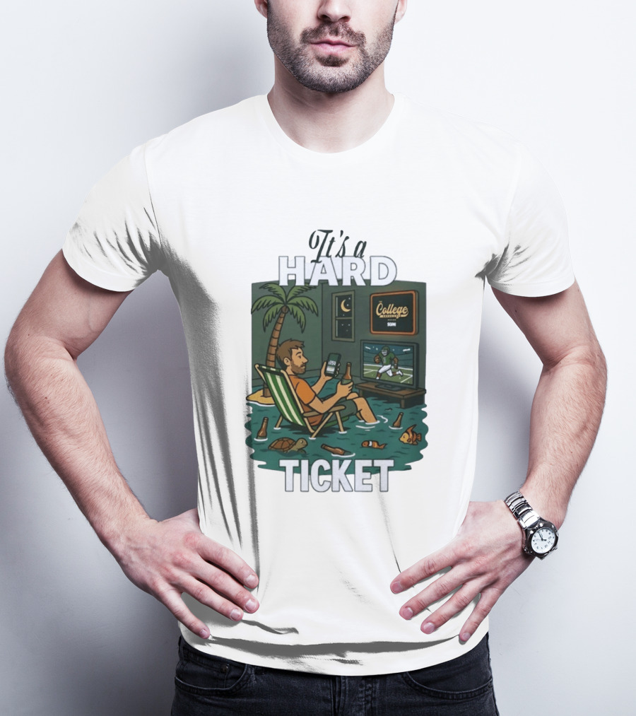 Hard Ticket College Experience SGPN Lifestyle Sports Fan Scene T-Shirt