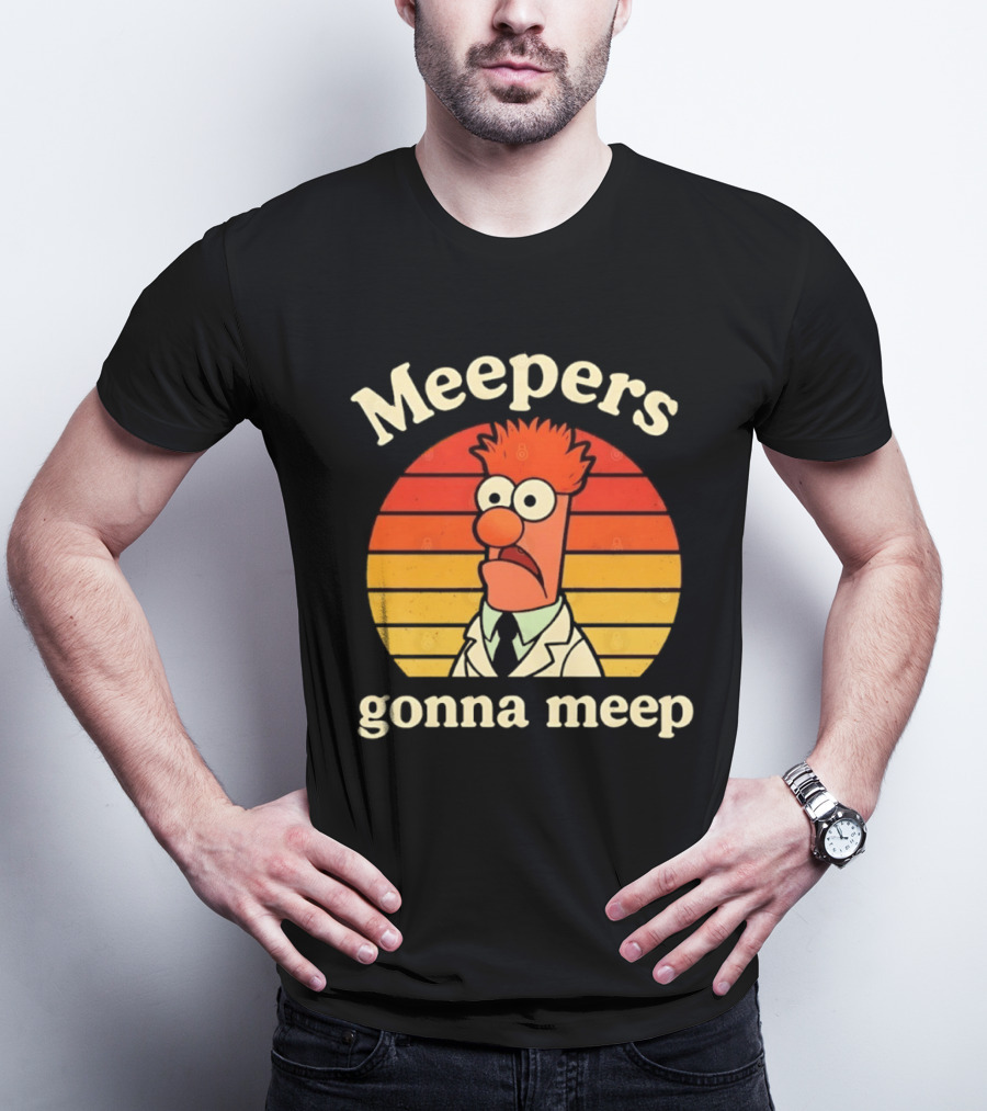 Meepers Gonna Meep Beaker Retro Muppets T-Shirt