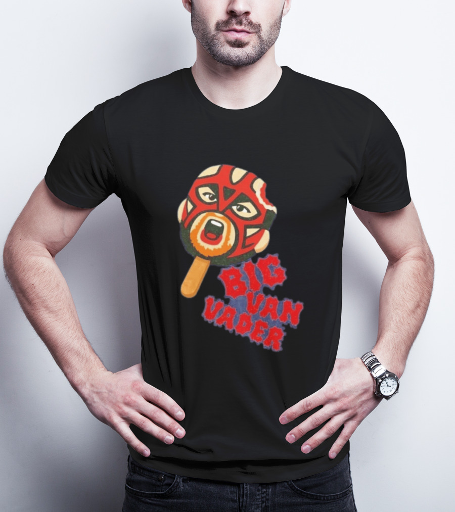 Big Van Vader Popsicle Wrestling WWE WCW Classic Style Retro Trend T-Shirt