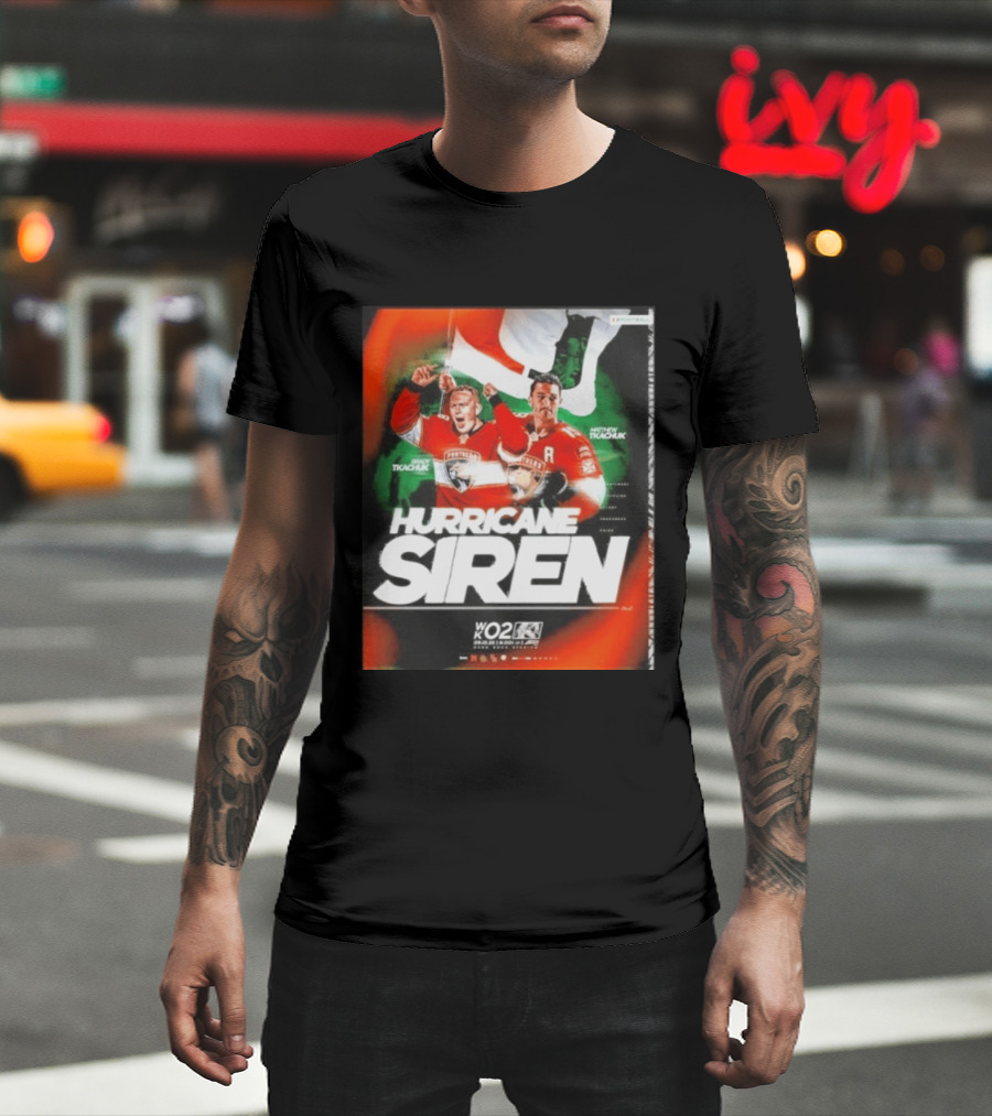 Hurricane Siren Brady And Matthew Tkachuk WK02 Event Panthers Hockey Thursday Night T-Shirt