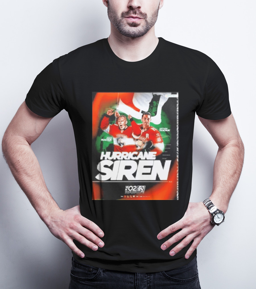 Hurricane Siren Brady And Matthew Tkachuk WK02 Event Panthers Hockey Thursday Night T-Shirt