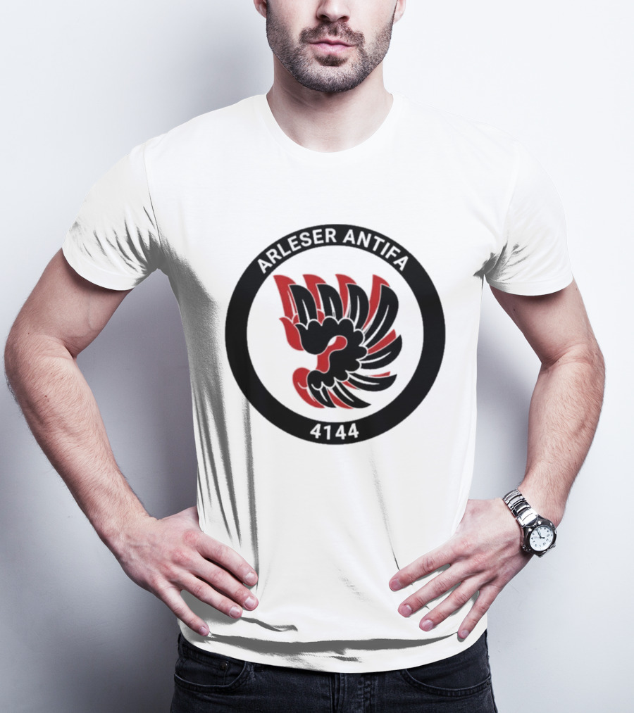 Arleser Antifa Arlesheim 4144 Black Red Fist T-Shirt