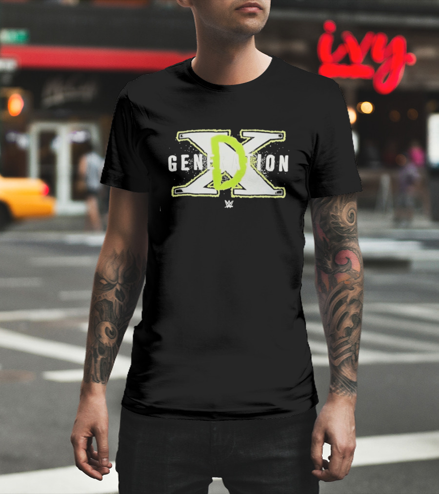 WWE D Generation X DX Generation Wrestling Attitude Era T-Shirt