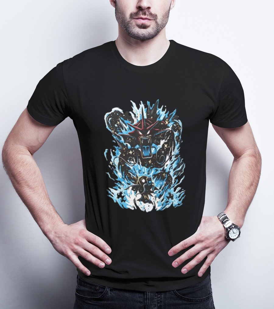 Gyarados And Magikarp Pokemon Evolution Deep Sea Water Power Splash Fan Favorite T-Shirt