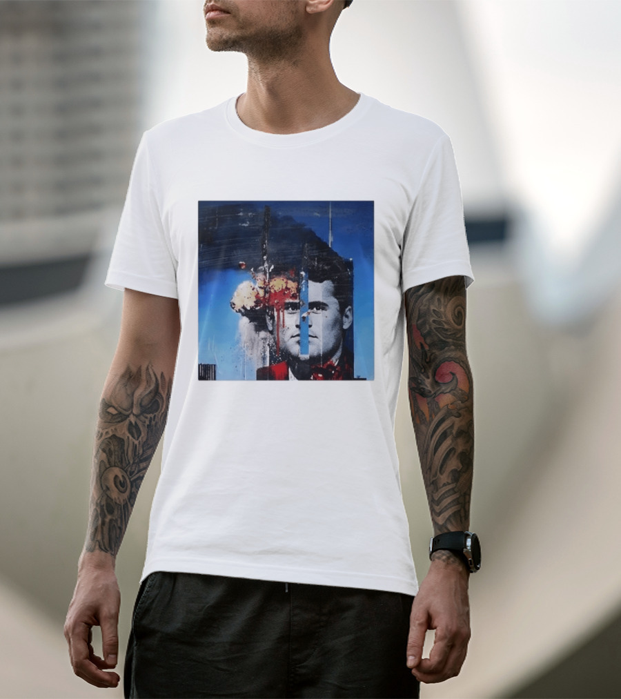 Charlie Kirk September 11 Twin Towers Collage T-Shirt