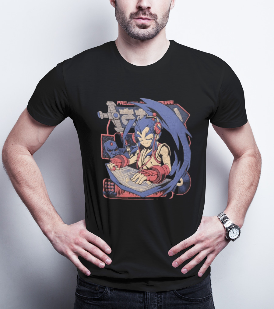 Yoshimitsu Project Soul Samurai DJ Scene Anime T-Shirt