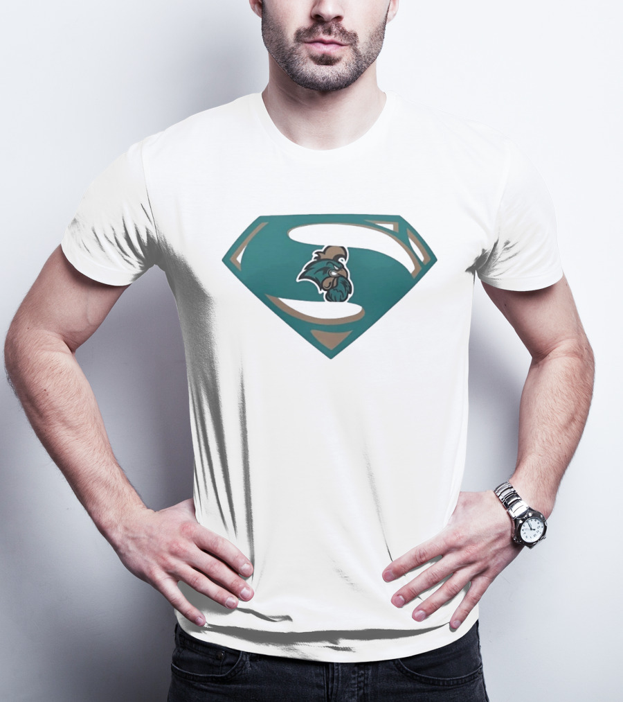 Coastal Carolina Chanticleers Superman T-Shirt